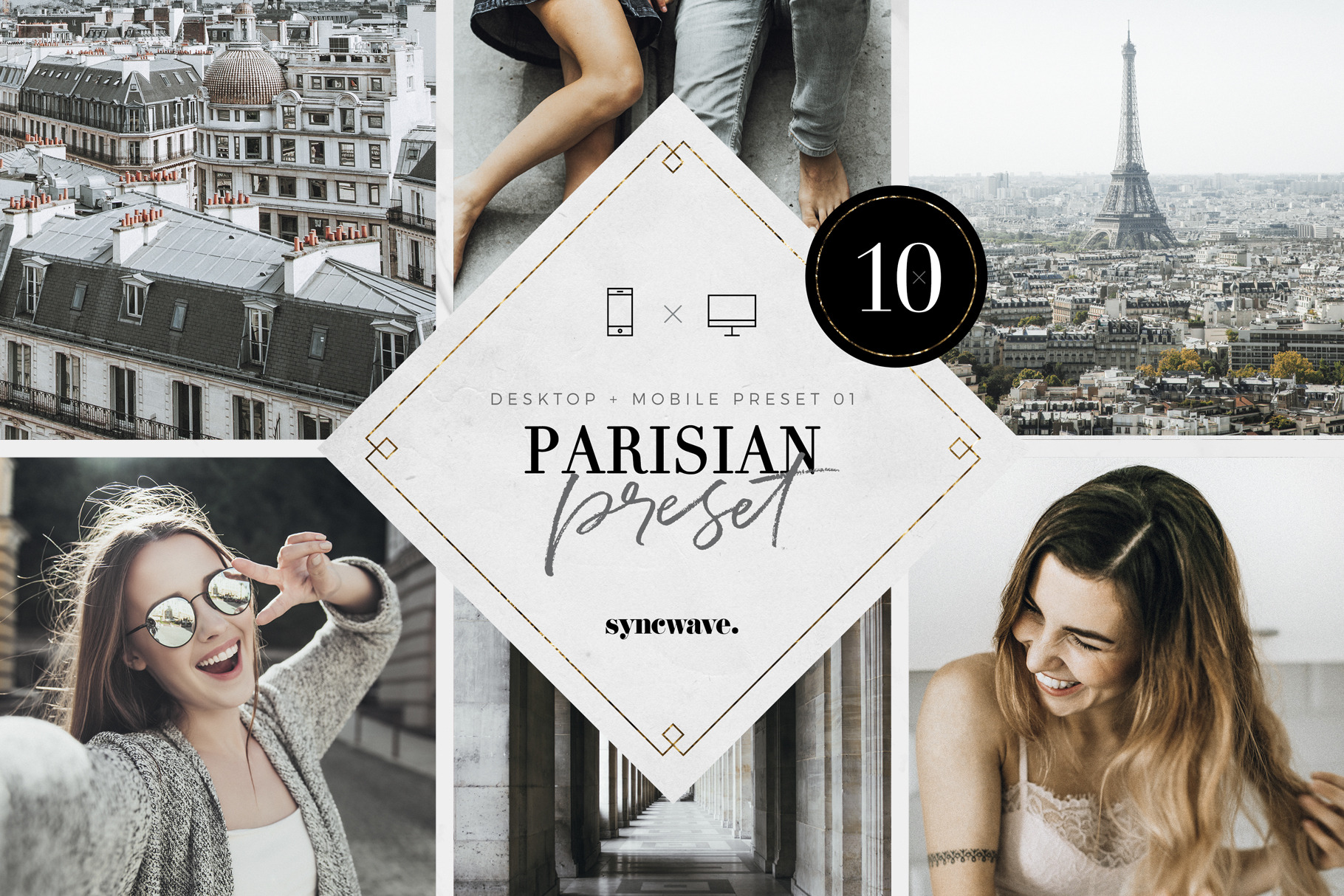 Parisian Lightroom Presets Bundle, an Action Add-On by SYNCWAVE
