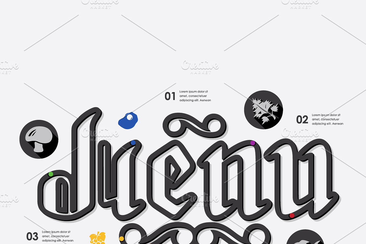 9 restaurant infographics, a Presentation Template by Palau