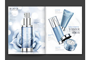Cosmetic magazine design, an Illustration by TotallypicRF