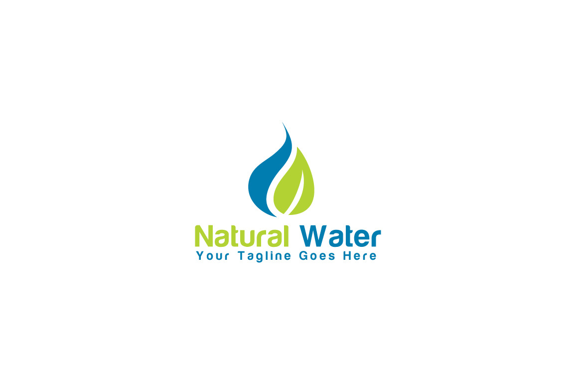 Natural Water Logo Template, a Branding & Logo Template by Logo20