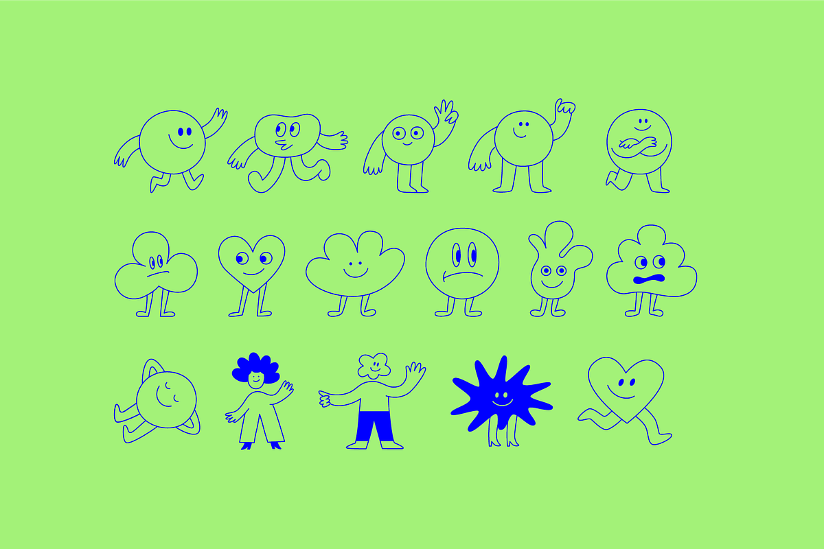 Cartoon characters, logos and icons, an Object Graphic by venimo