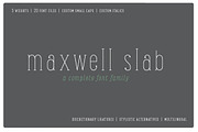 Maxwell Slab Intro Sale, a Slab Serif Font by Kimmy Design