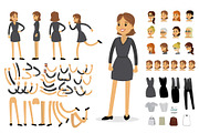 Female character constructor, a Person Illustration by naum_studio