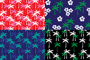 Seamless Palm Tree Patterns | Graphic Patterns ~ Creative Market