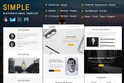 Simple Responsive Email Template, an Email Template by FourDinos