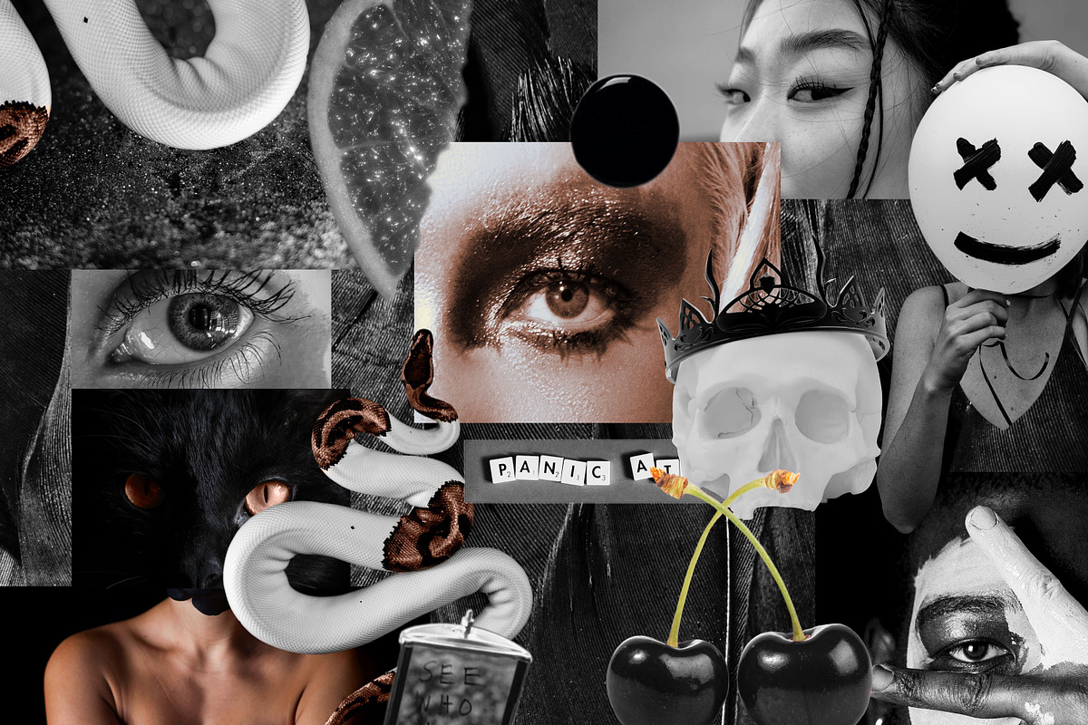 Metamorphosis. Collage pack, an Object Graphic by Purple | Creative Market