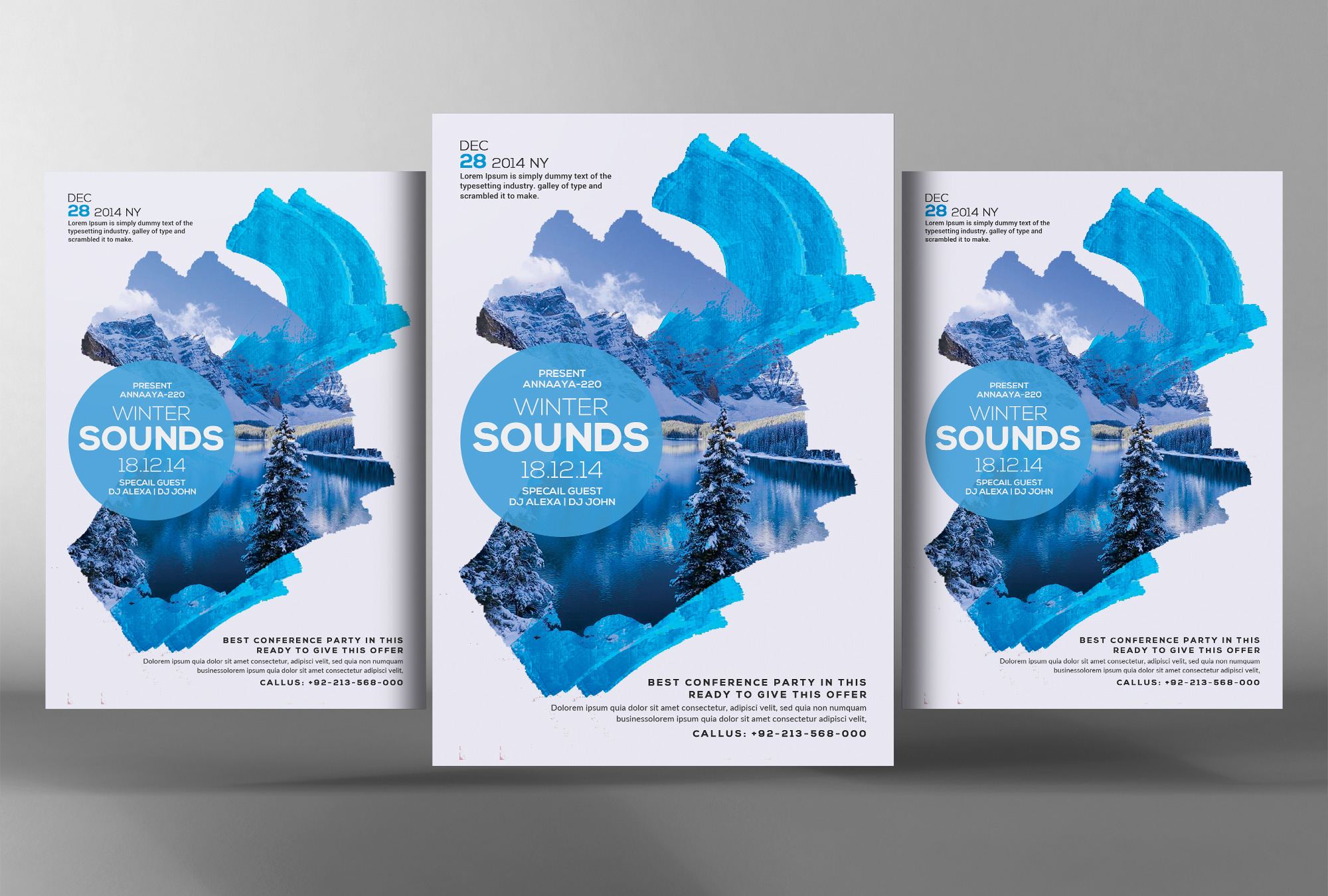 Winter Flyer, a Flyer Template by graphicforest