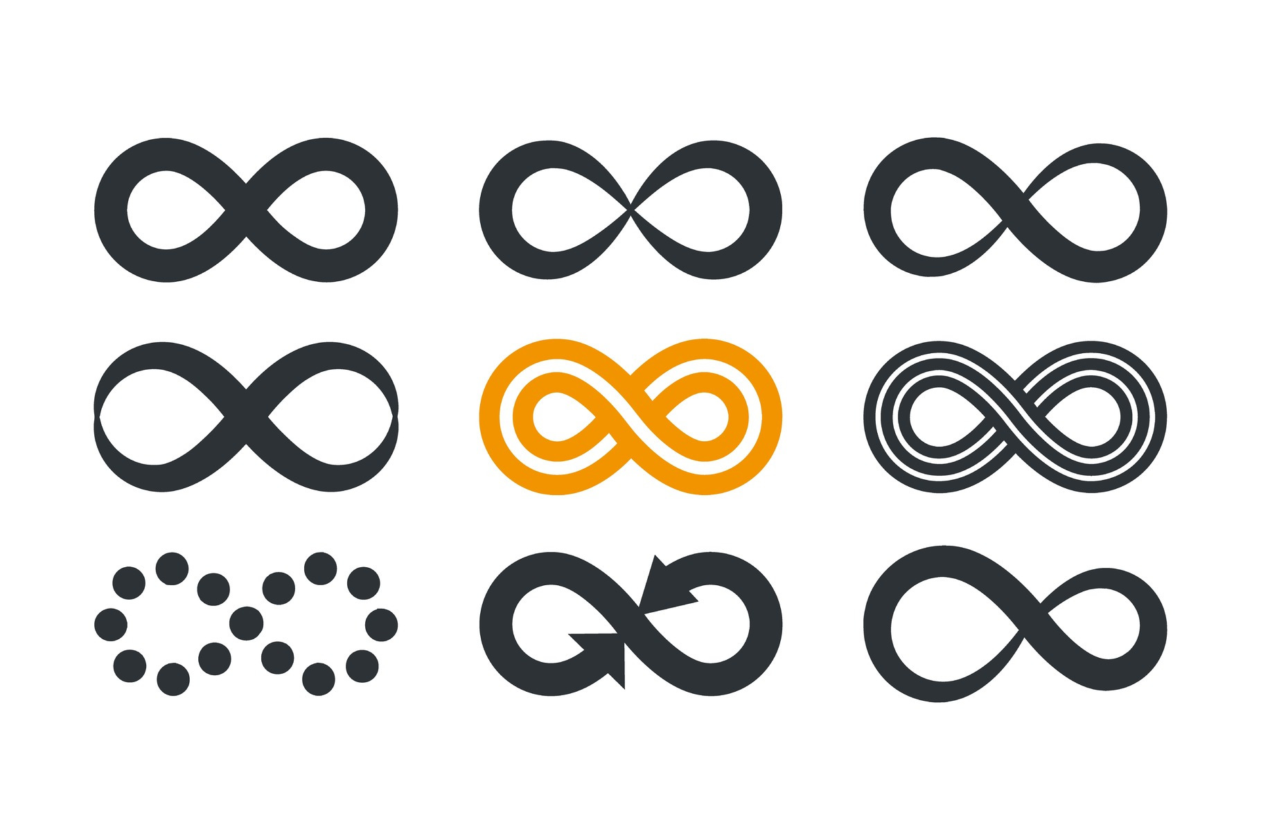 Infinity symbols, an Object Graphic by GraphiShop