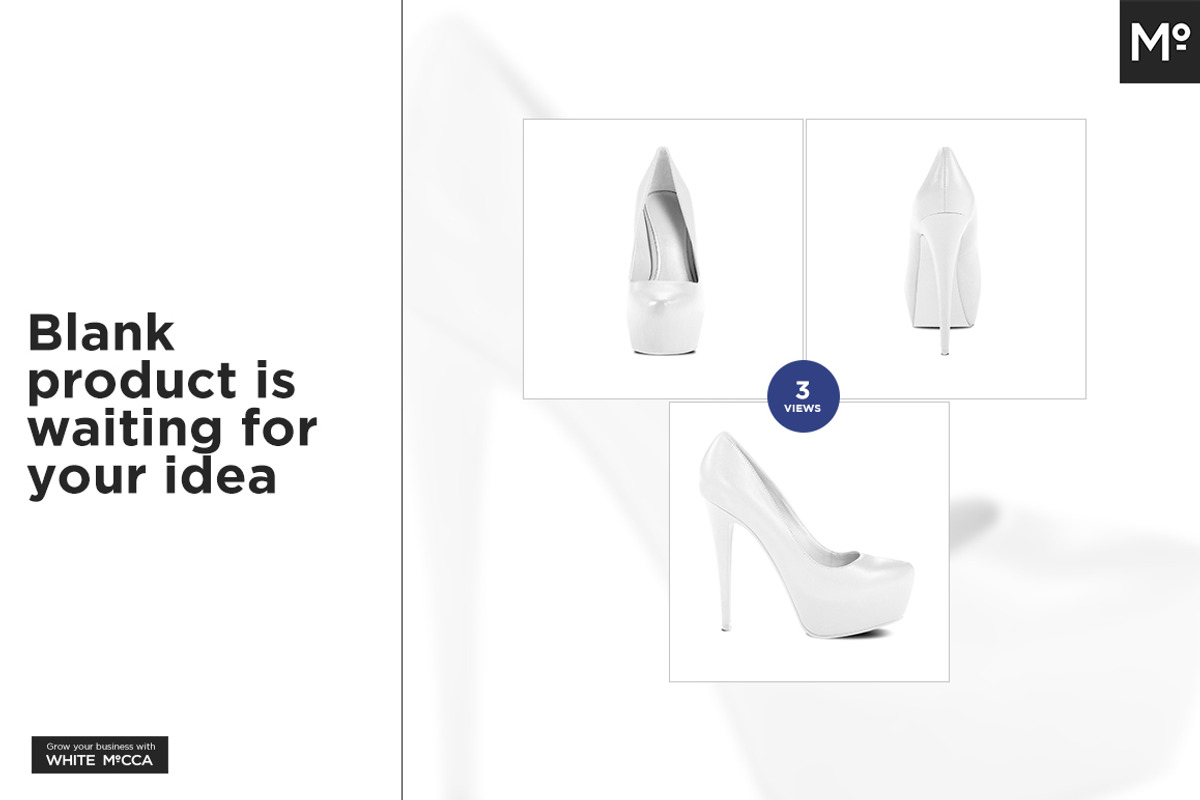 Platform High Heels Mock-up, a Household Mockup by Mocca Mockups Store