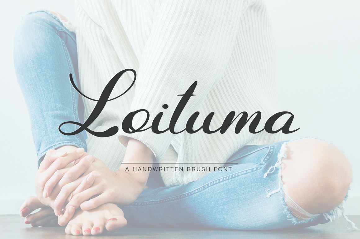 Loituma, a Script Font by Larin Type Co.