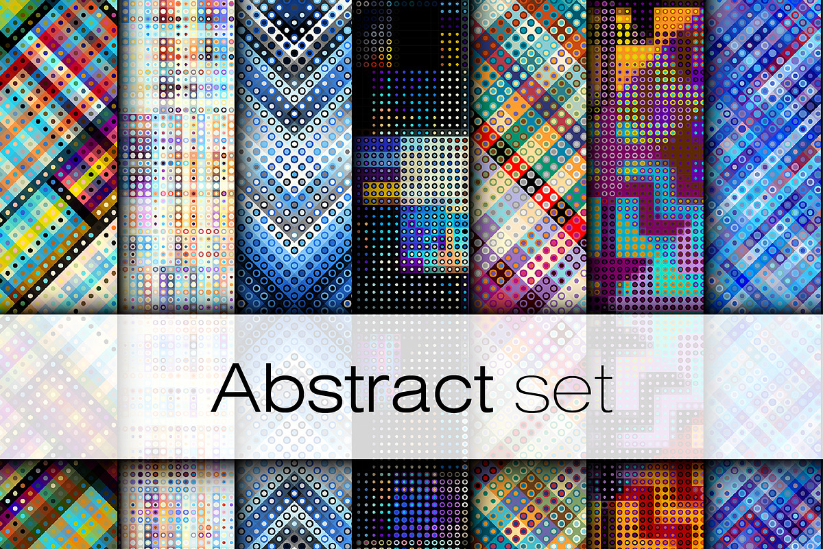 Abstract seamless vector patterns