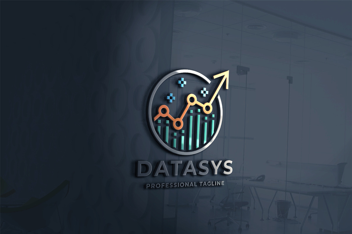 Data Analysis Logo, a Branding & Logo Template by Design_Planet