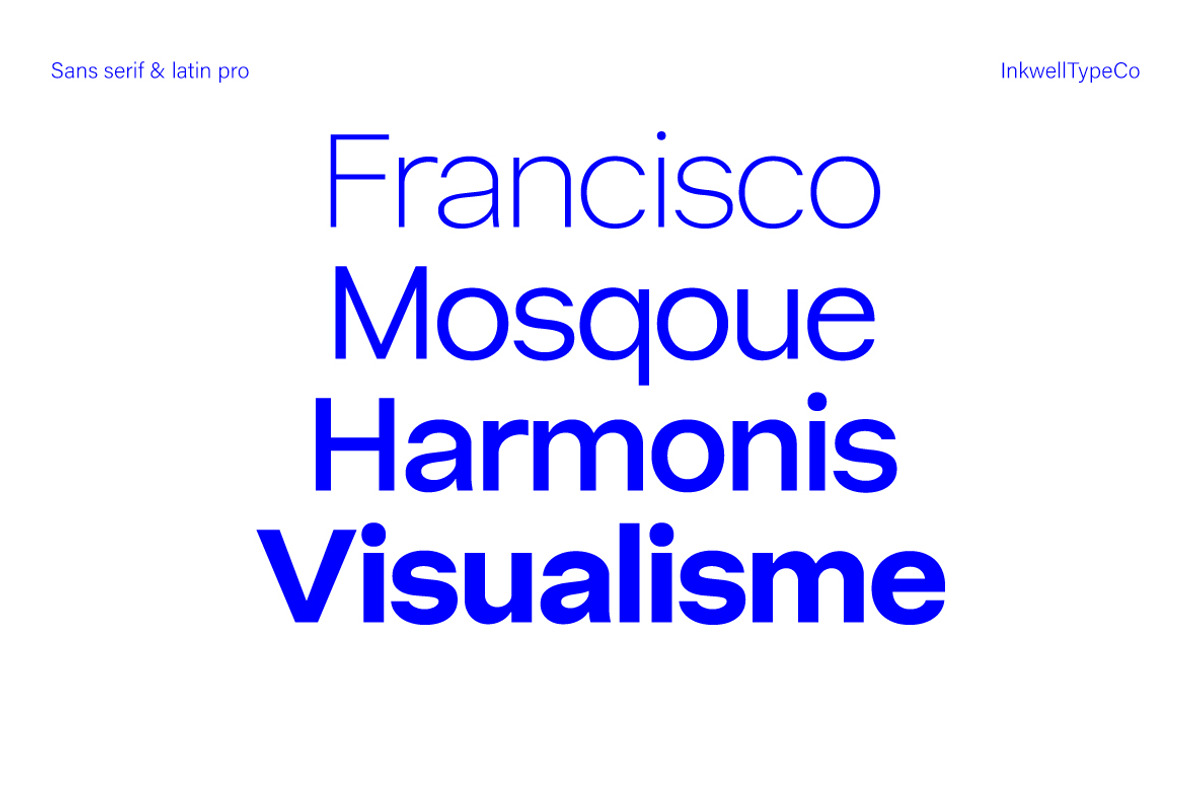 Caliburn Grotesk | Modern Variable, a Sans Serif Font by InkwellTypeCo ...