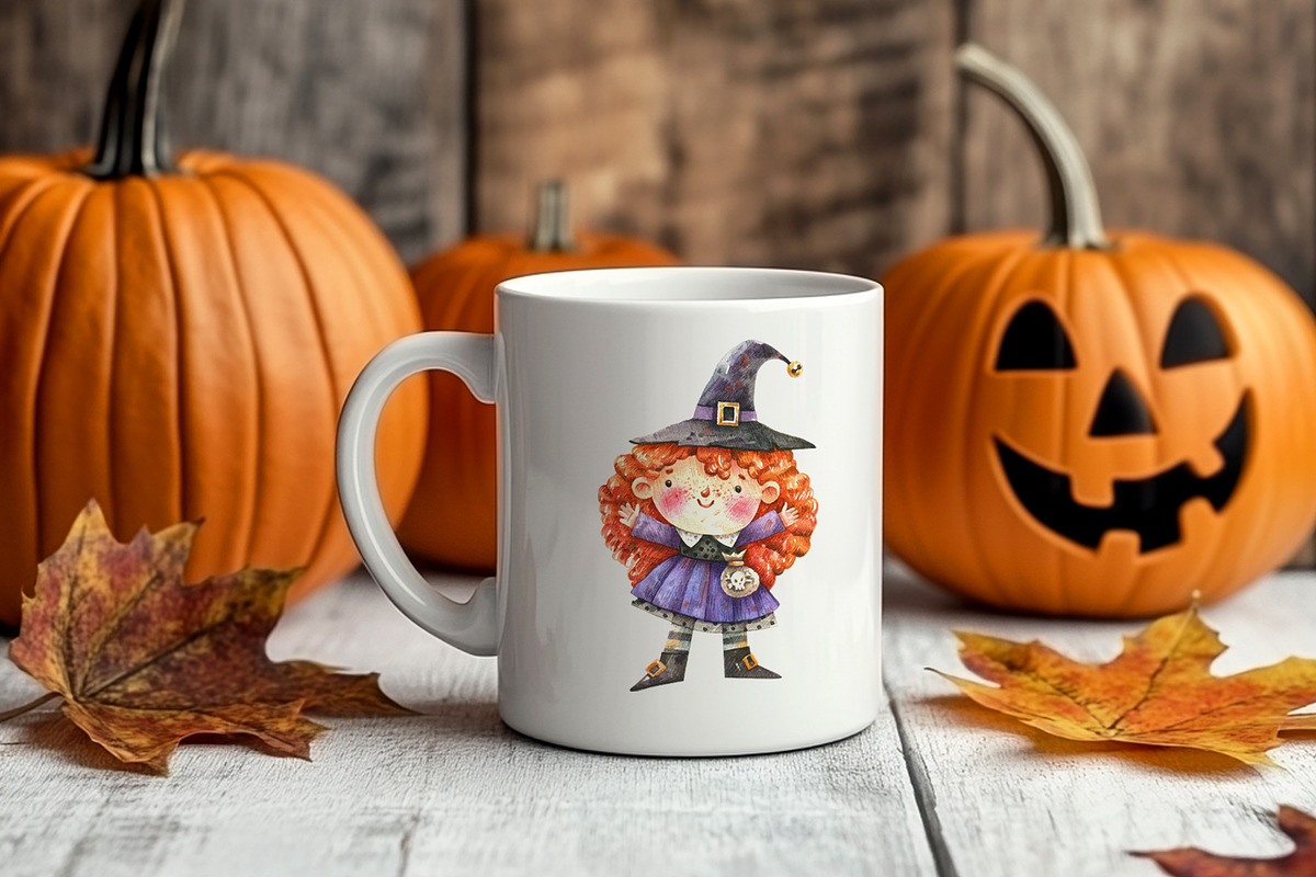 Halloween Characters, a Seasonal Illustration by Watercolor by Tonia Tkach