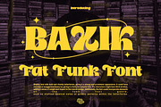 Baxik - Fat Funk Font, a Sans Serif Font by Bentype Studio