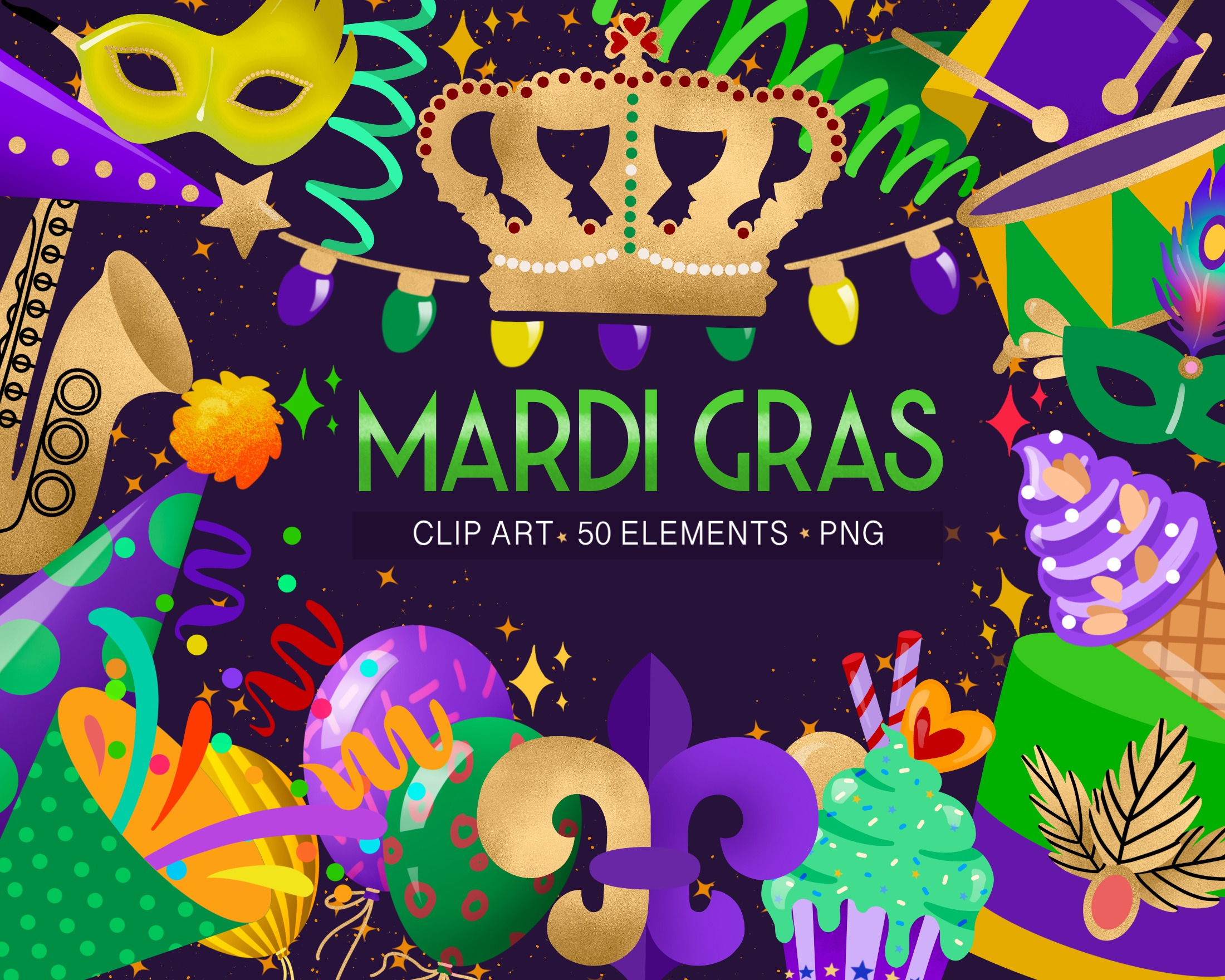 Mardi Gras Carnaval Clip Art