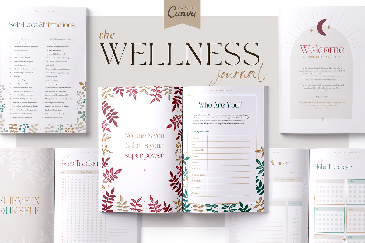 Wellness Journal | Printable | Canva
