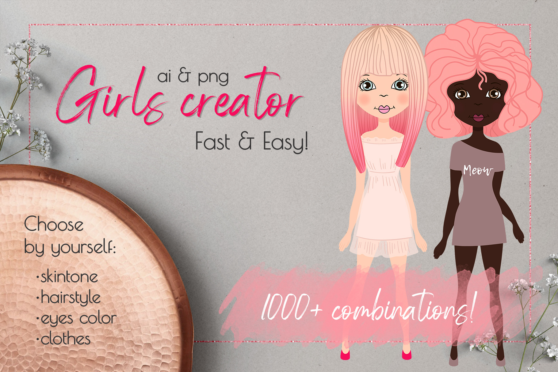 Character woman Creator, a Decorative Illustration by Kislinka