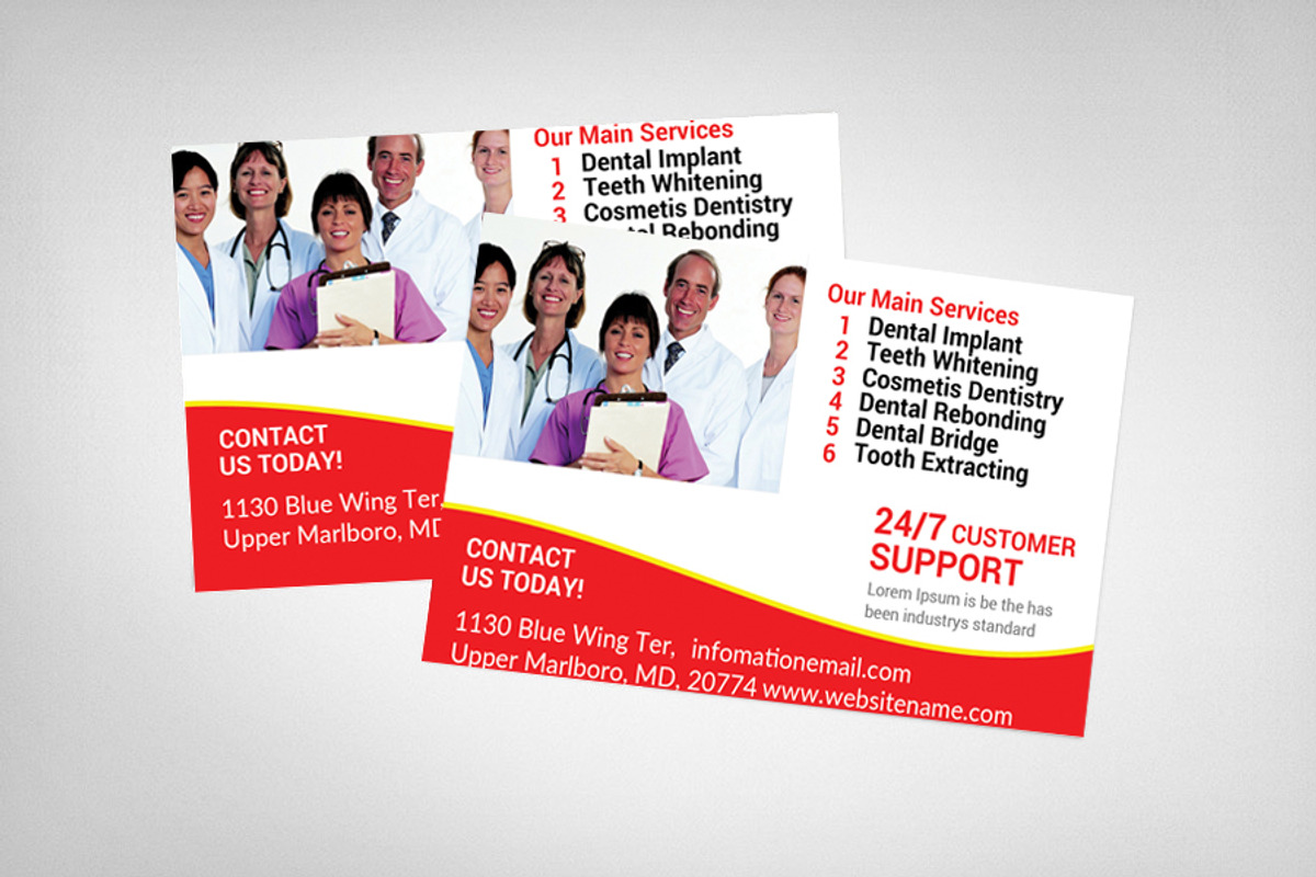 Doctor Post Card, a Flyer Template by graphicforest