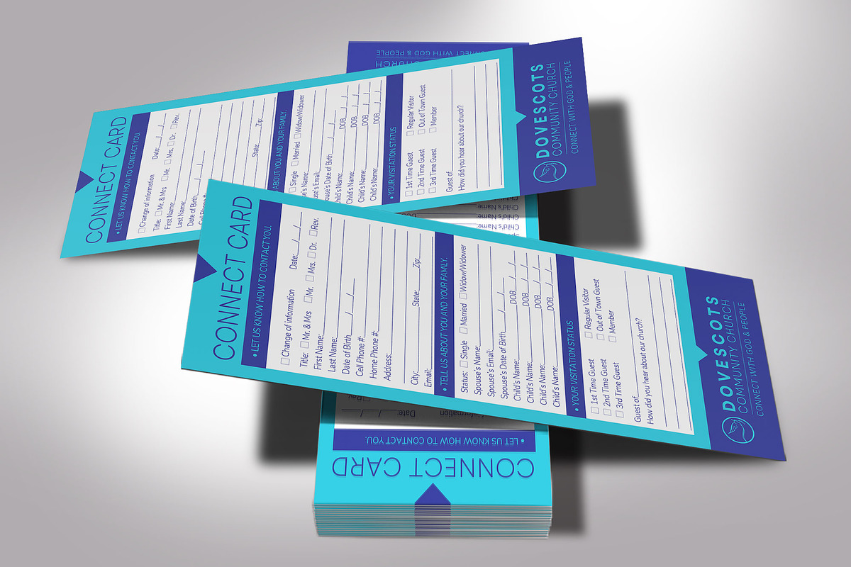 Modern Connect Card Canva Template 2