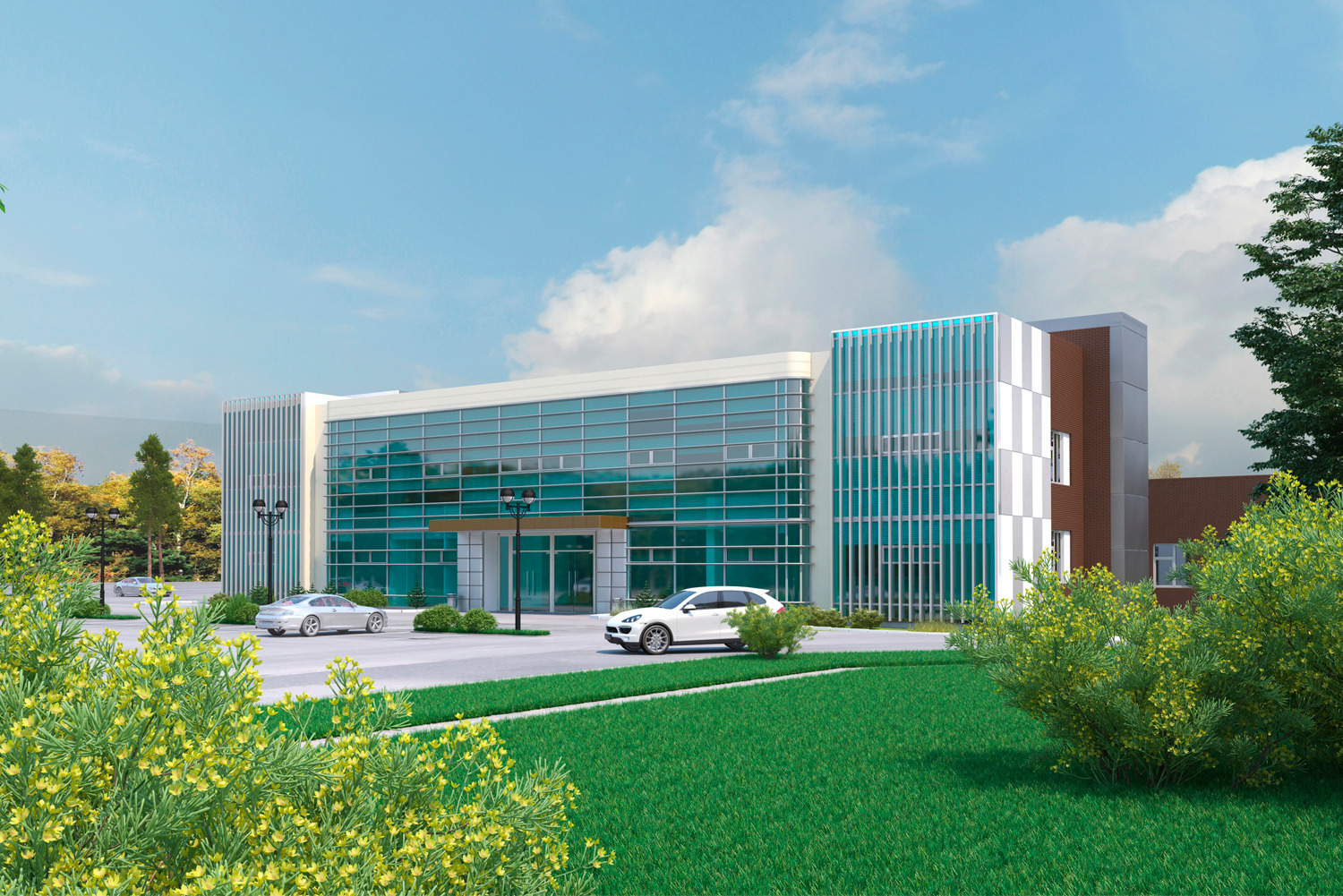 Shopping center, an Architecture 3D Model by profdesign