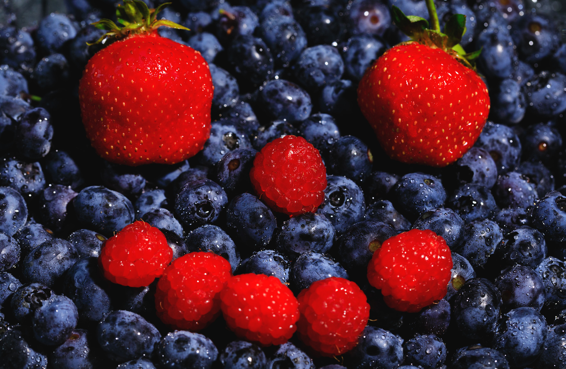 Human mimic shape by strawberries, a Food & Drink Photo by vmargineanu