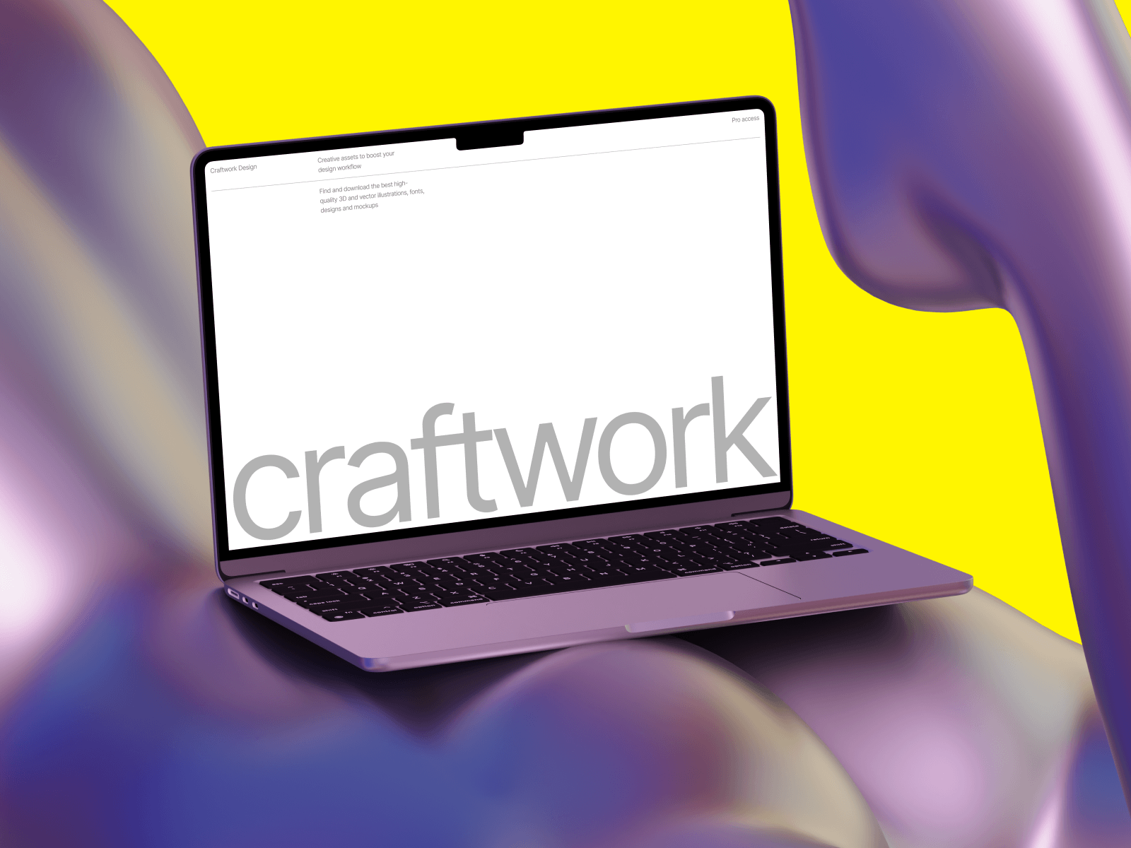 Liquid MacBook Air M2 Mockups, a Mac Mockup by Craftwork