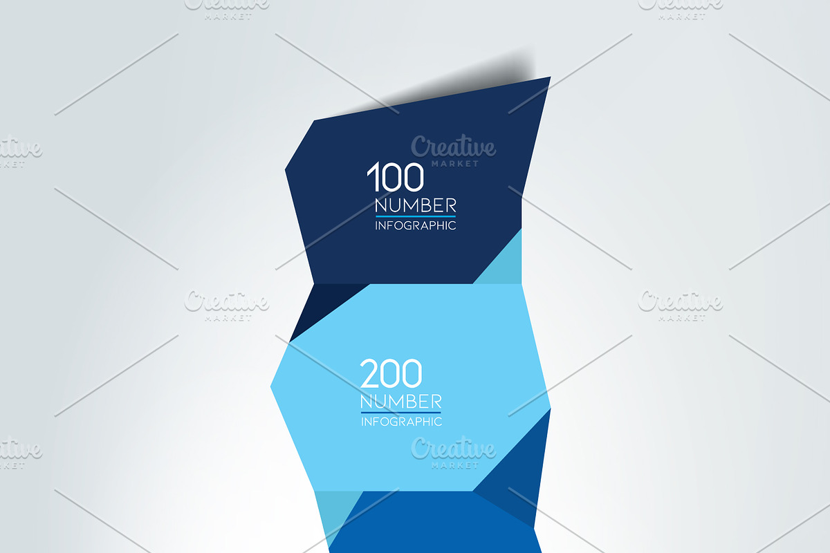 Step by step diagram. Infographic., a Work Illustration by VectorAN