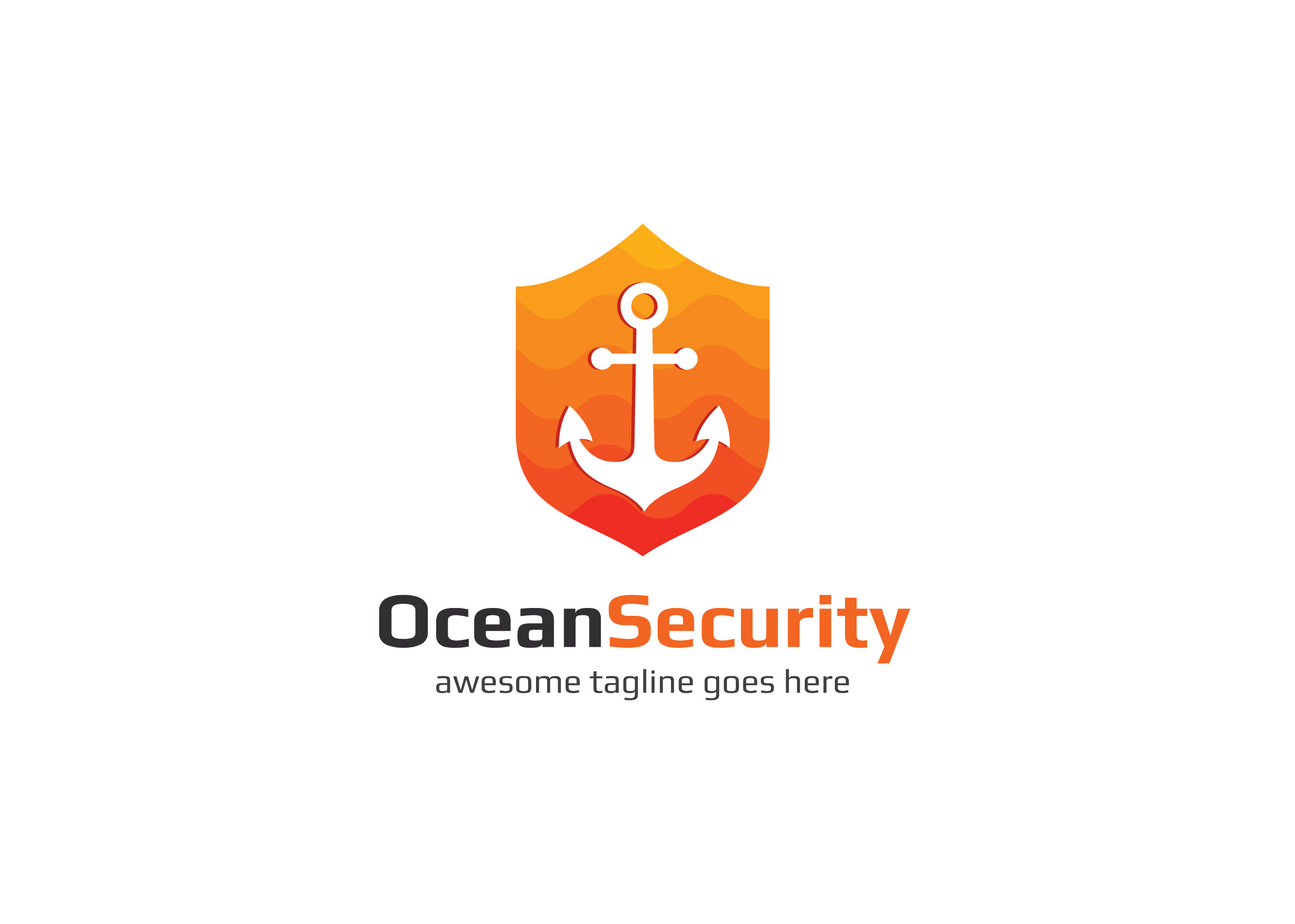 Ocean Security Logo, a Branding & Logo Template by XpertgraphicD
