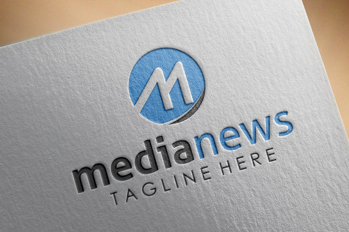 Media News Style Logo, a Branding & Logo Template by BdThemes