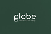 globe - a lowercase font design, a Sans Serif Font by matteomueller