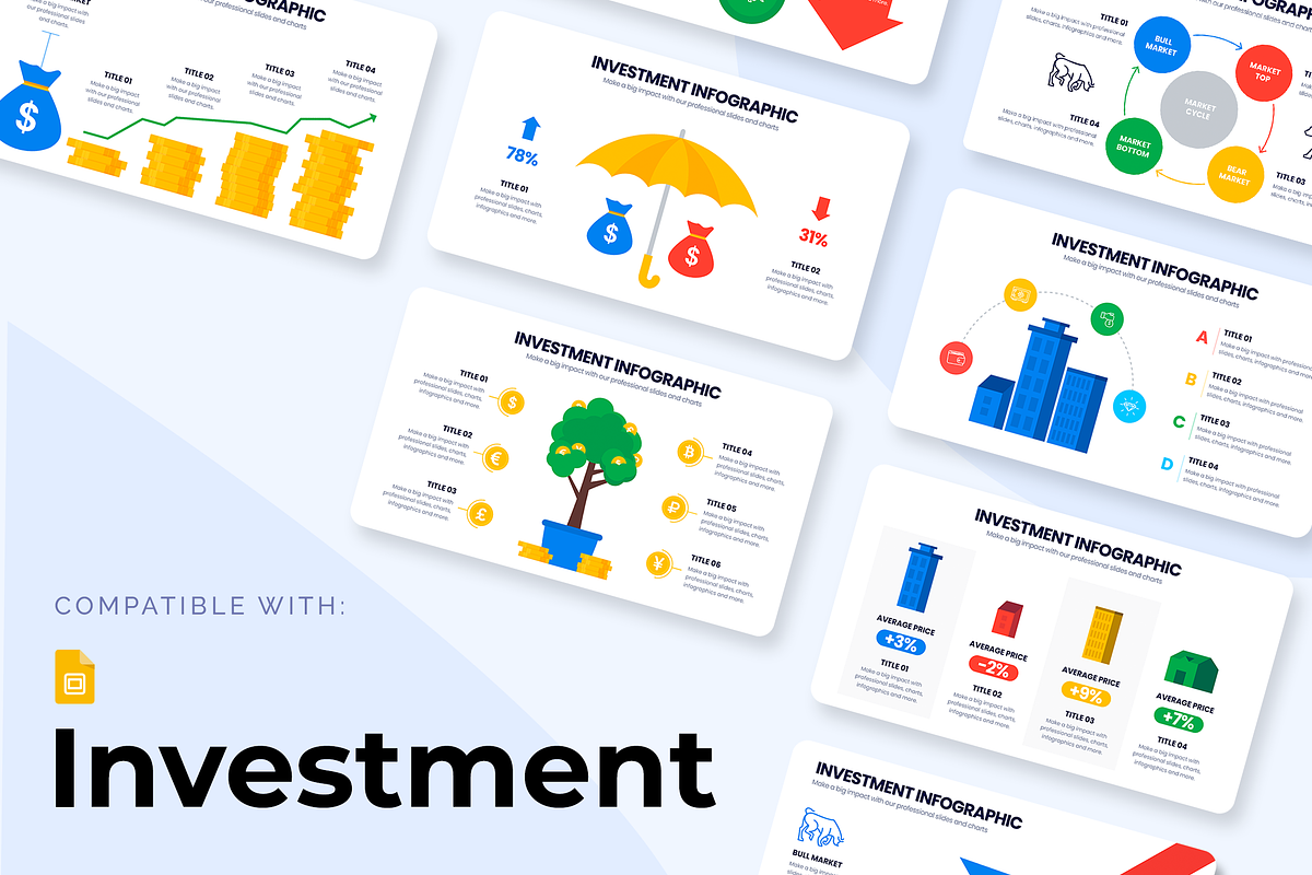 Investment Google Slides Infographic, a Presentation Template by Slidesmash
