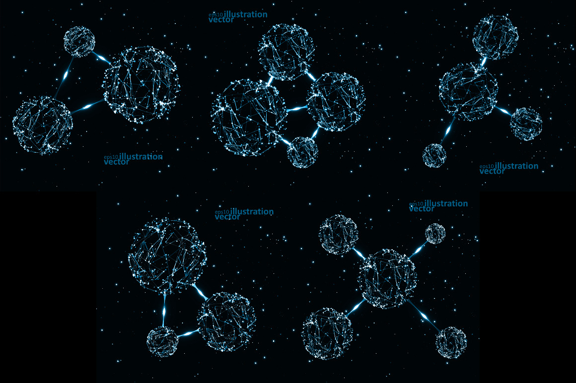 Molecular structure, a Pattern Graphic by majcot
