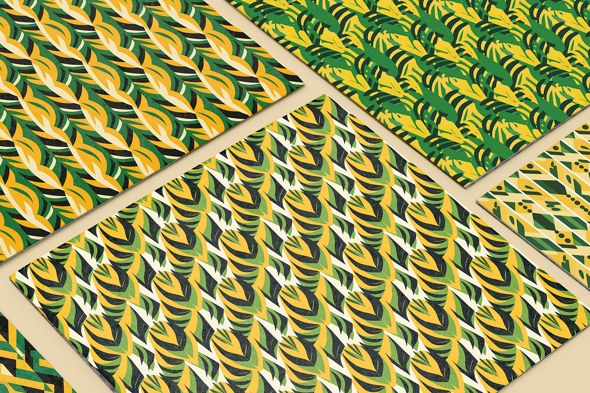 20 Seamless Jamaica-inspired Pattern, a Pattern Graphic by Nordic Design