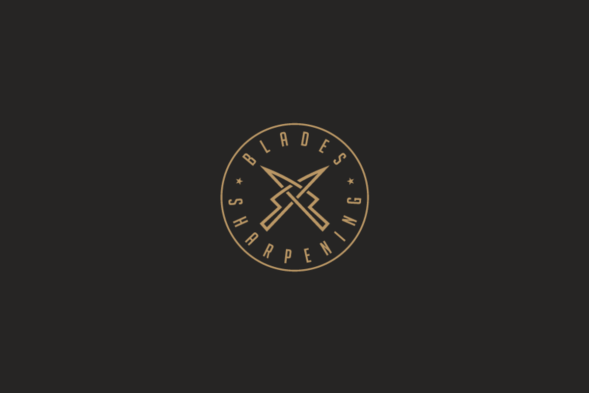 Sharpening service logo, a Branding & Logo Template by Vitalliy