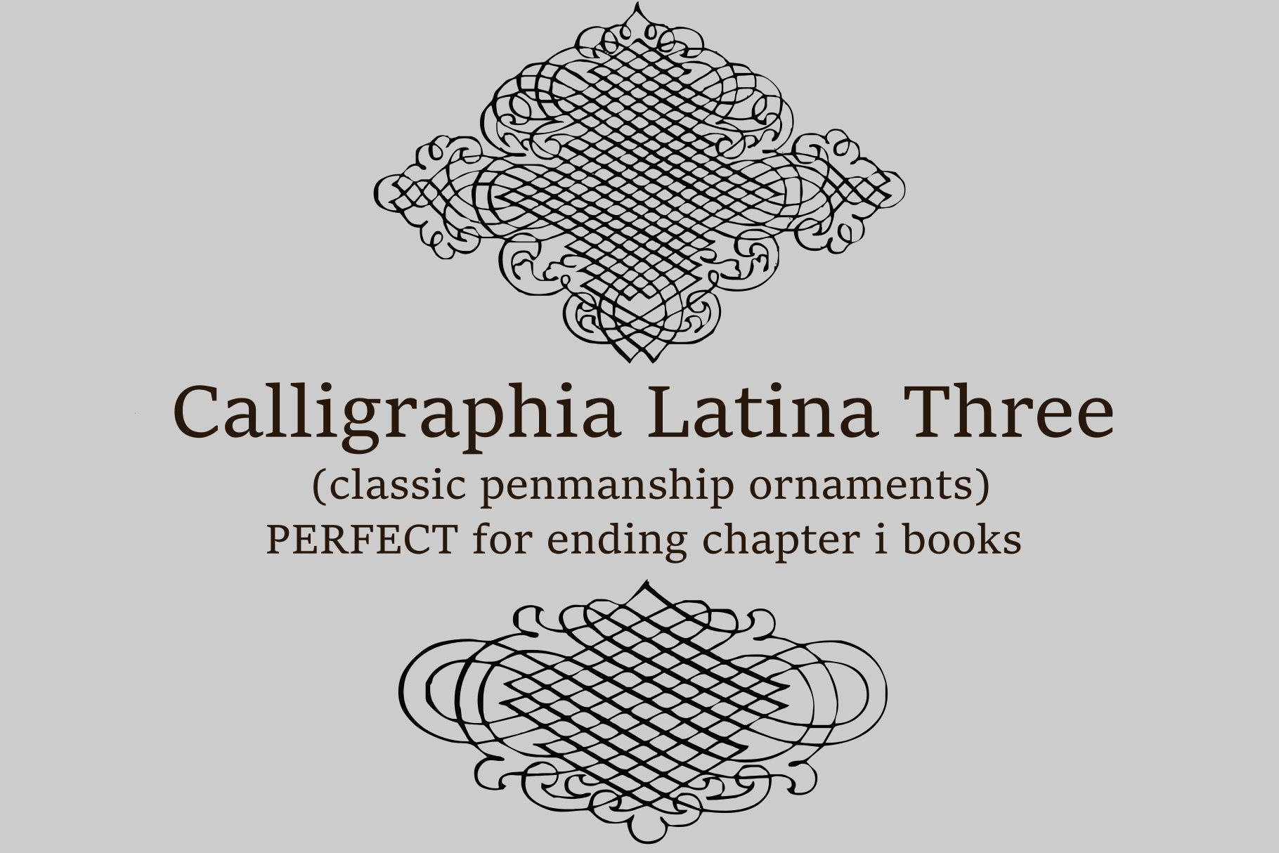 Calligraphia Latina Three, a Symbol Font by Intellecta Design