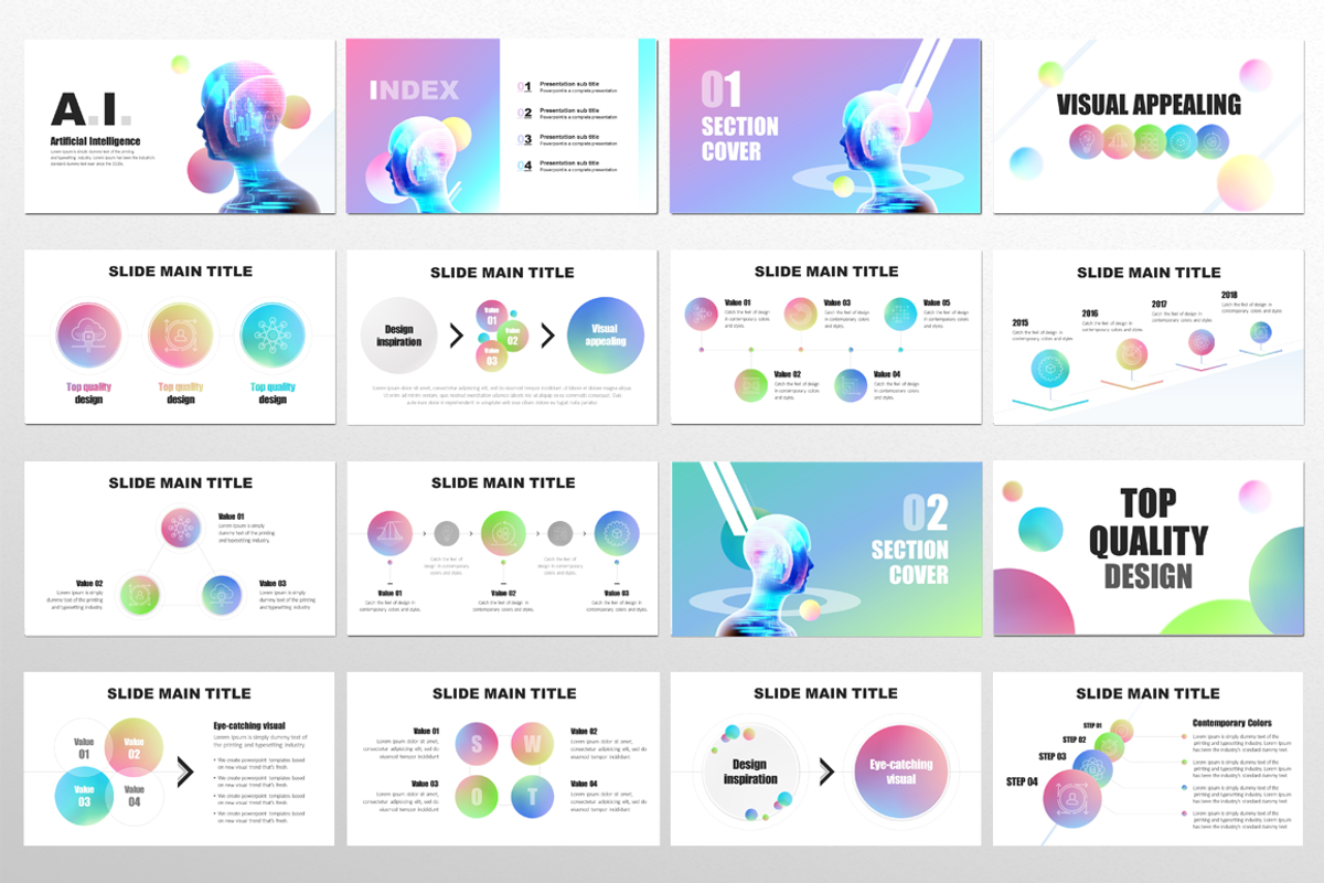AI Presentation Template, a Presentation Template by GoodPello