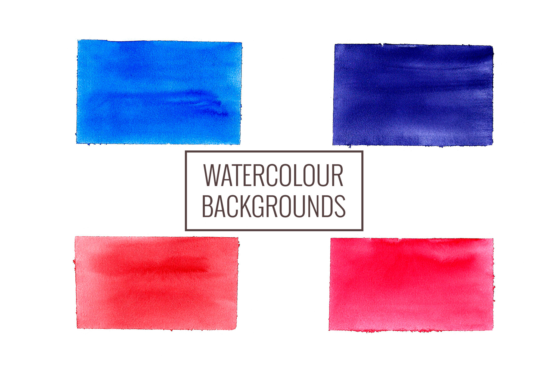 12 rectangle watercolour backgrounds, a Texture Graphic by Irina Romanova