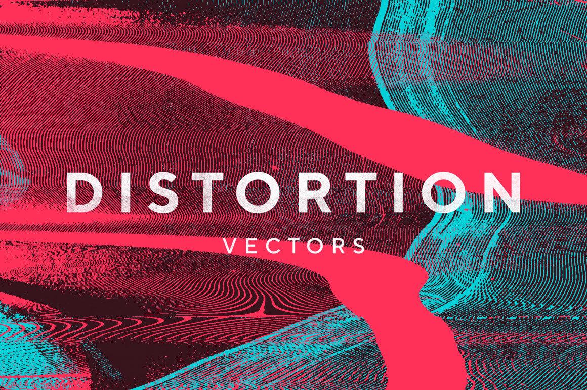 Distortion EPS Vectors, a Texture Graphic by RuleByArt | Creative Market