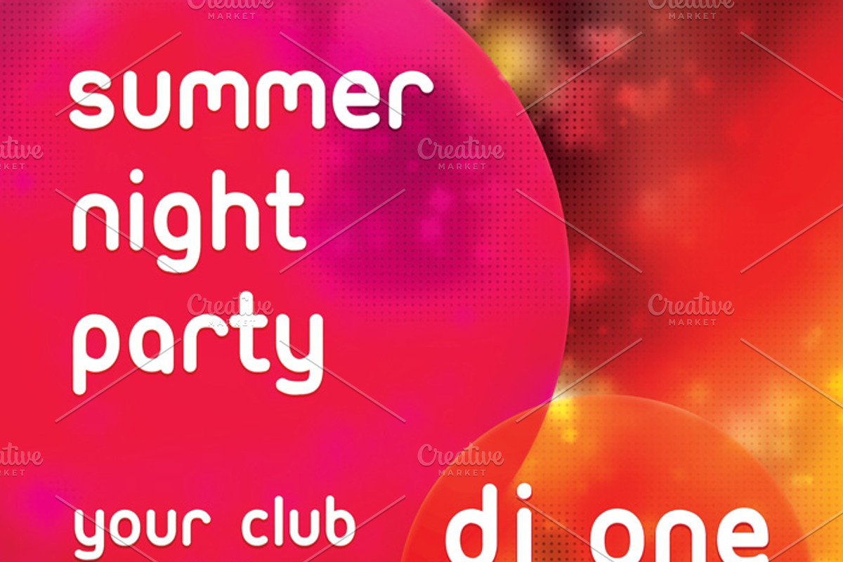 Simple Party Flyer / Poster, a Flyer Template by Krukowski Graphics