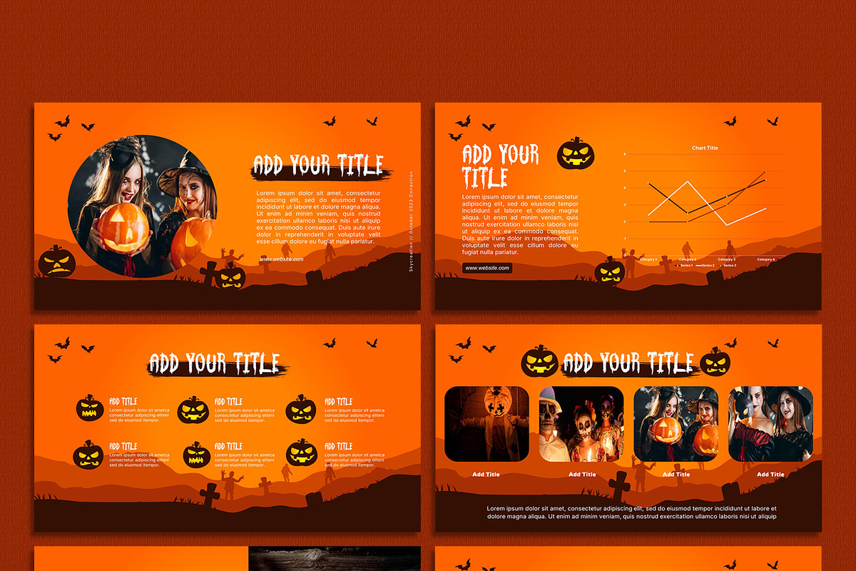 Halloween PowerPoint Template, a Presentation Template by SKY CREATION