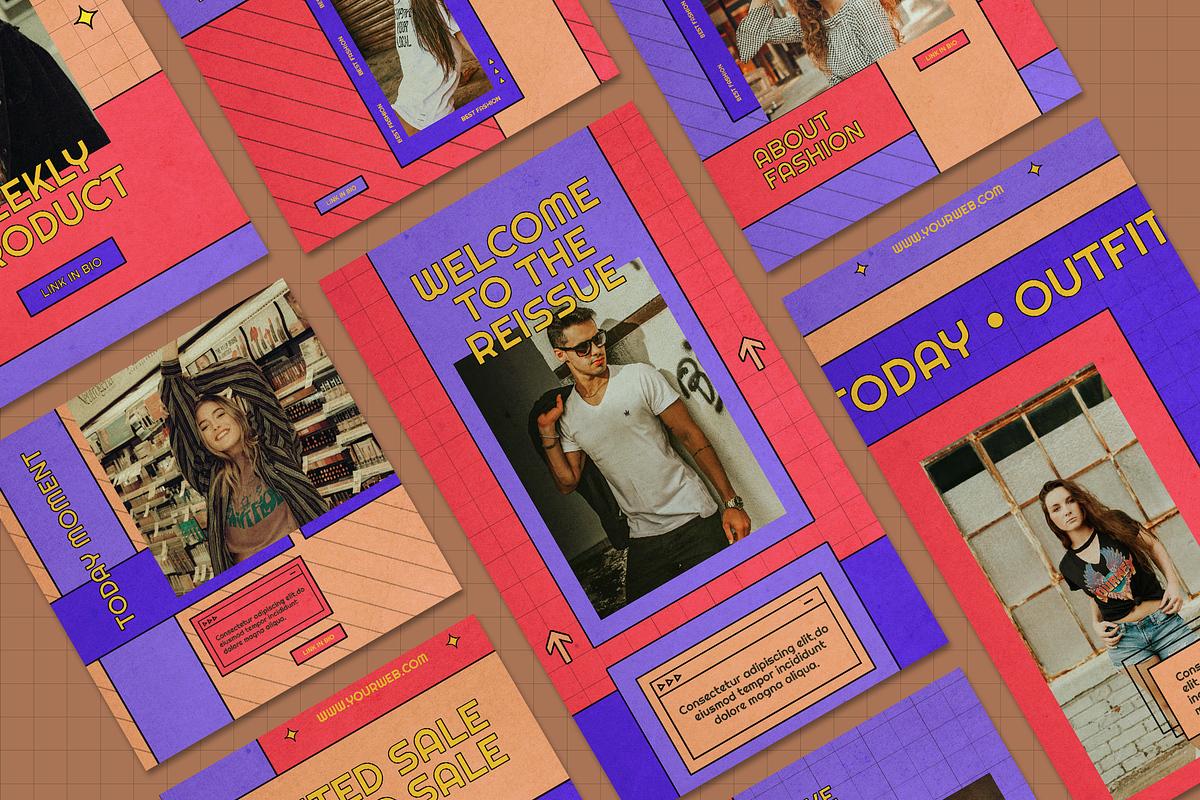 Colette Instagram Template, a Social Media Template by Creatchees.std