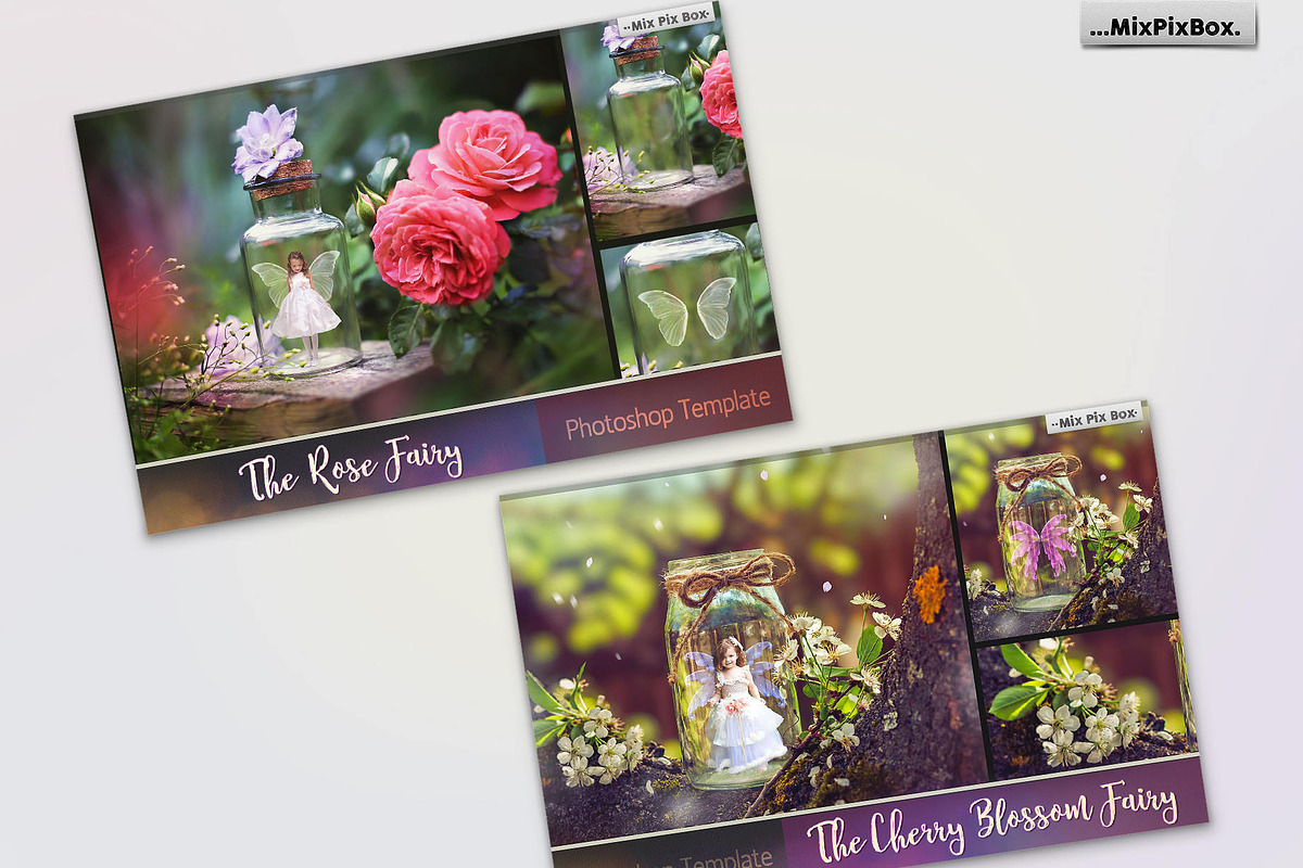 Fairy Backdrops Bundle, a Layer Style Add-On by MixPixBox