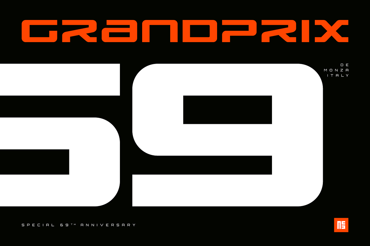 Crossfly Expanded Display Fonts, a Font by namaracreativestudio