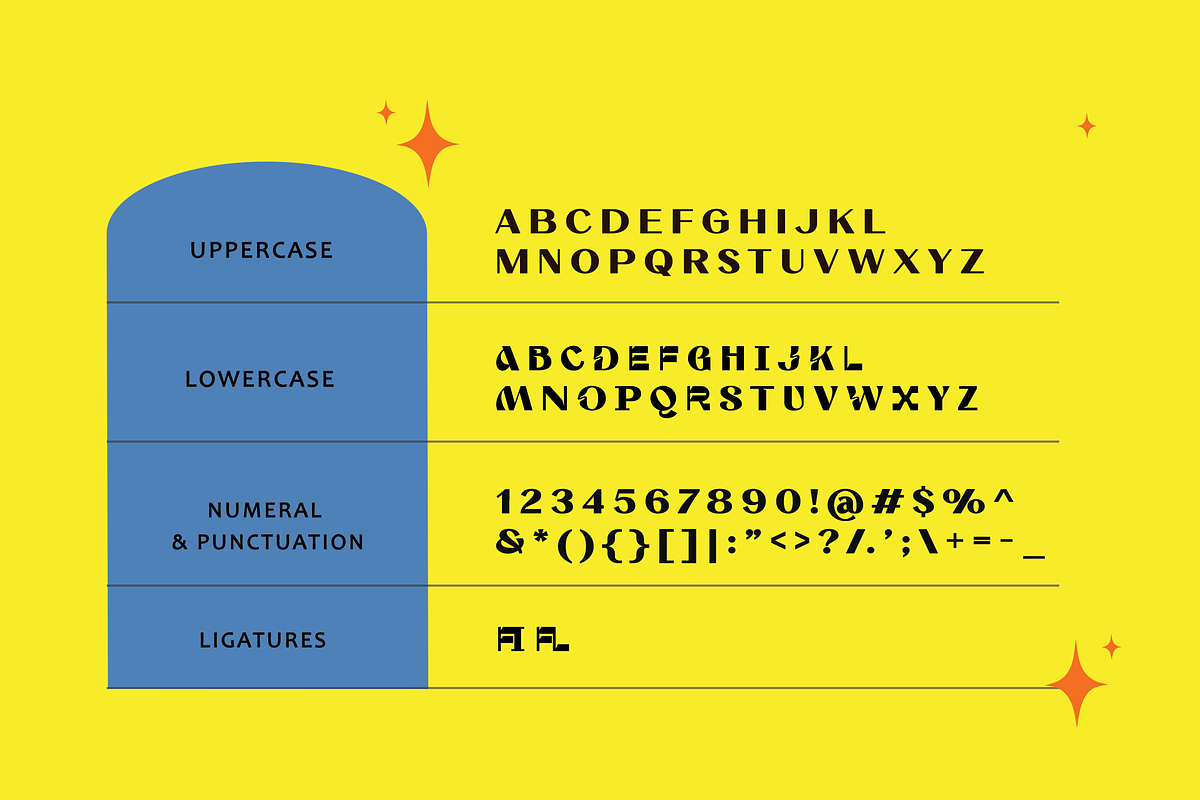 Oversized - Mix Up Font, a Sans Serif Font by Typia Nesia
