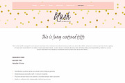 Blush Multipurpose One Page Template, a Landing Page Template by Mage ...