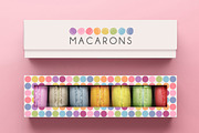 Macarons Logo set, a Branding & Logo Template by IKarGraphics