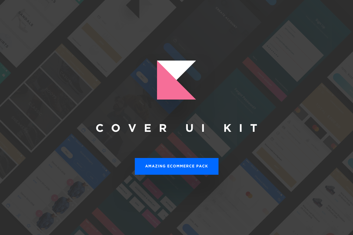 Cover UI kit, an UI Kit Template by frogsuiux