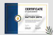 Award Certificate Layout