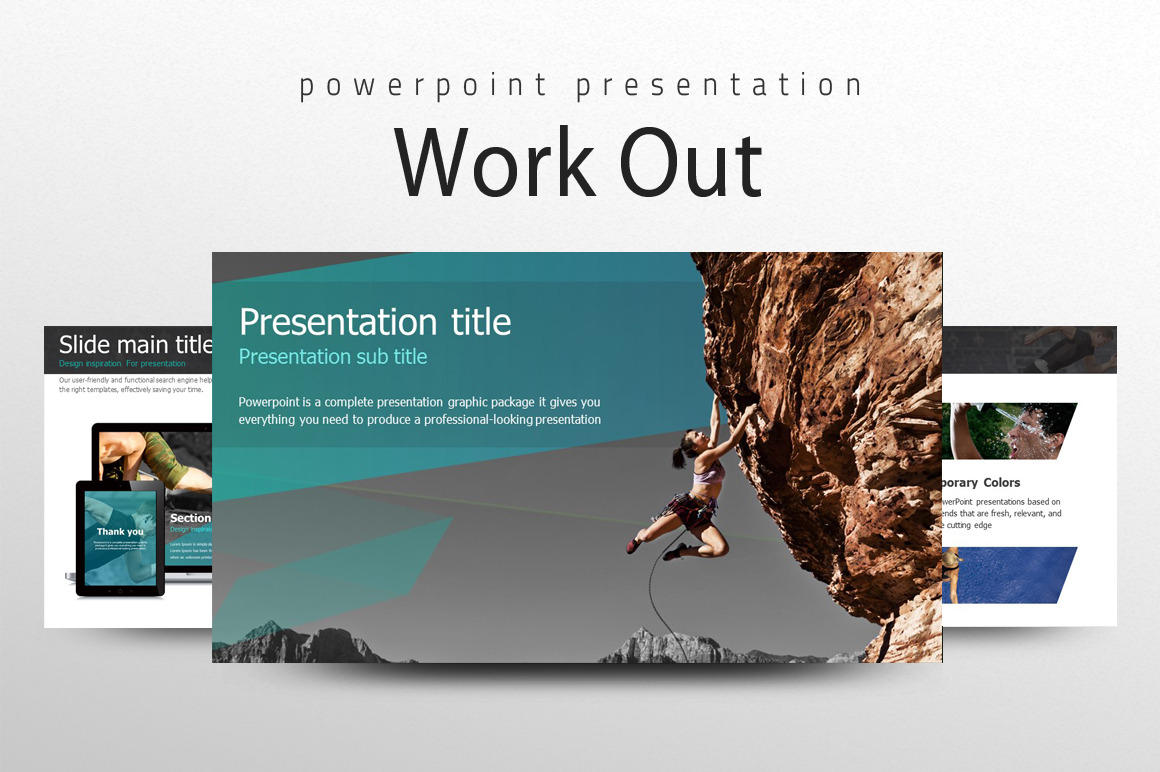 Work out PPT, a Presentation Template by GoodPello